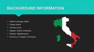 Sample diversity ppt italy | PPTX