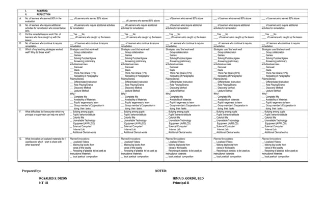 SAMPLE DLL REFLECTION.docx