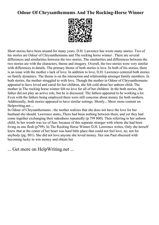 Sample Documentary Essay | PDF