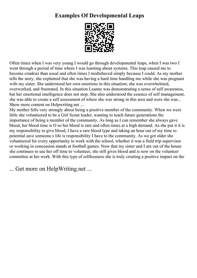 Sample Documentary Essay | PDF