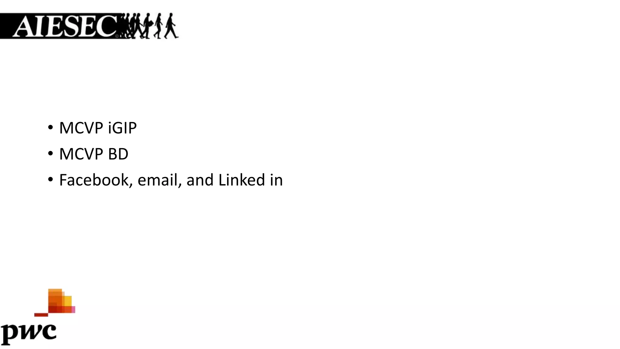 Sample draft PwC partnership proposal | PPT