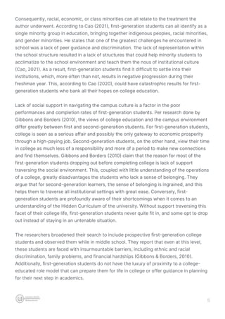 Literature Review: Hidden Curriculum and Student Progression | PDF