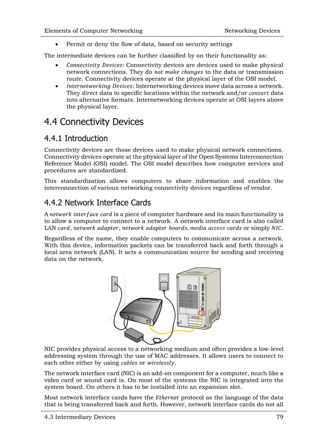 Sample elements of computer networking | PDF