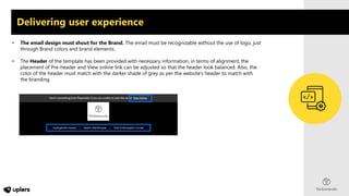 Sample email template audit report | PPT