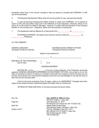 Employment Contract Sample | PDF