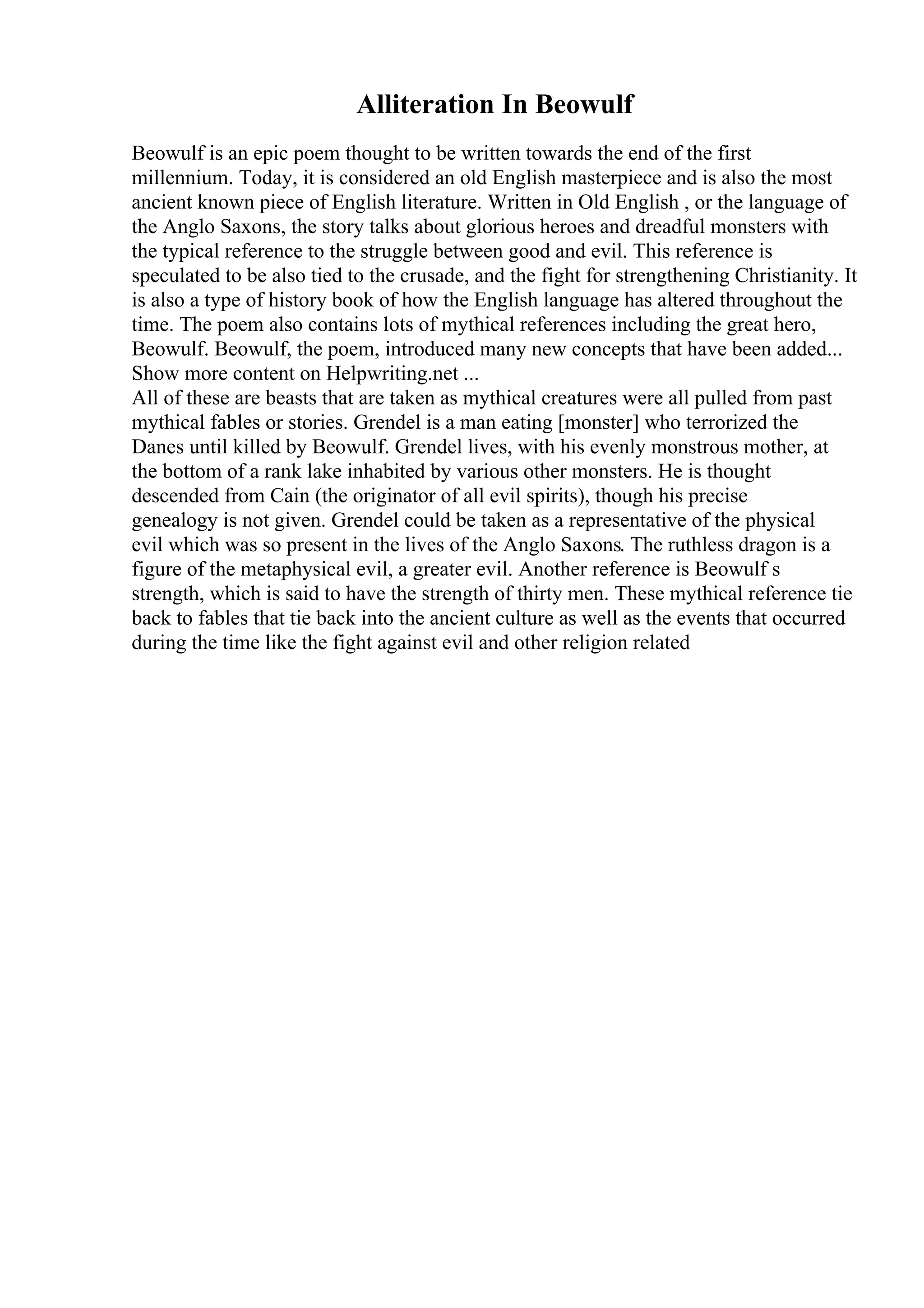 Sample Essay About School | PDF