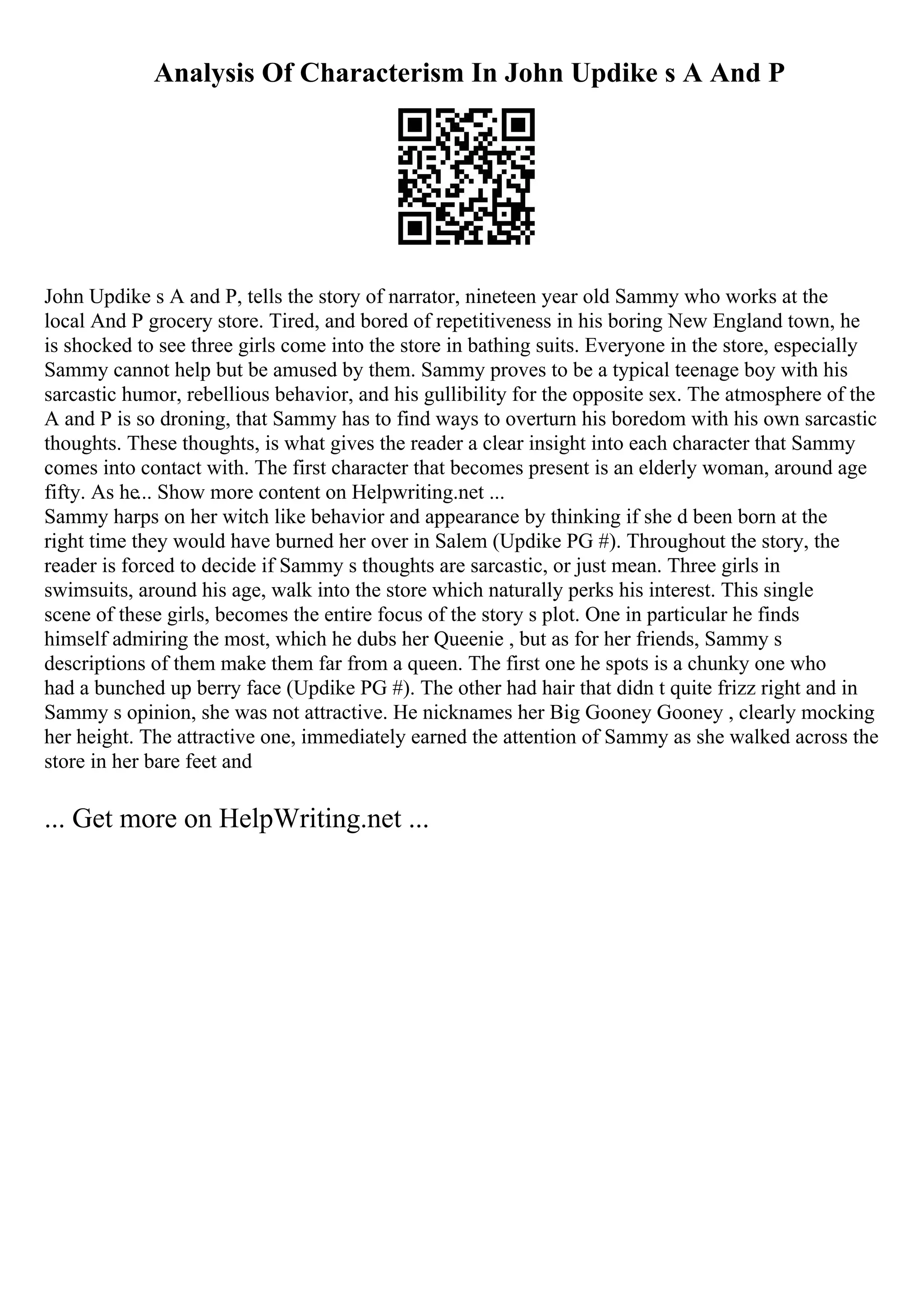 Sample Essay English Placement Test | PDF