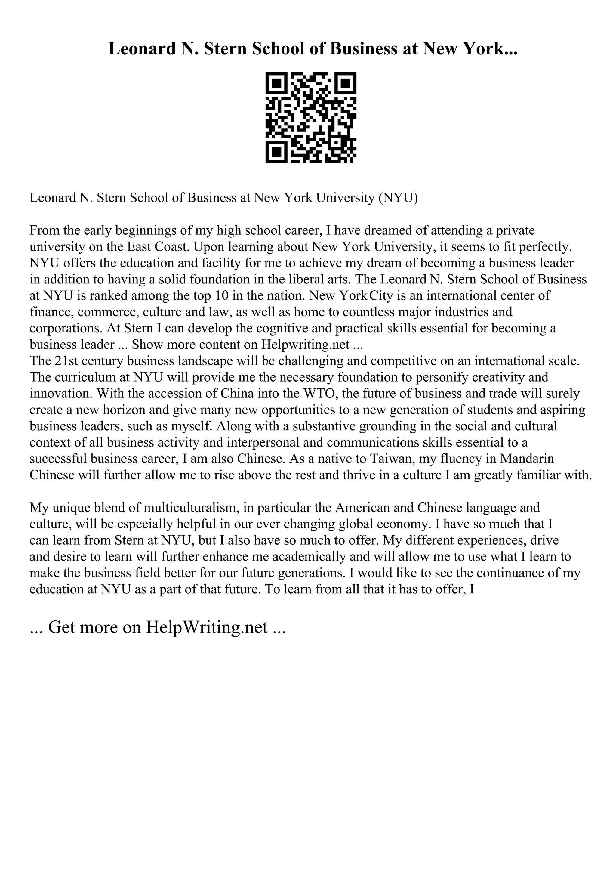 Sample Essay Form 2 | PDF