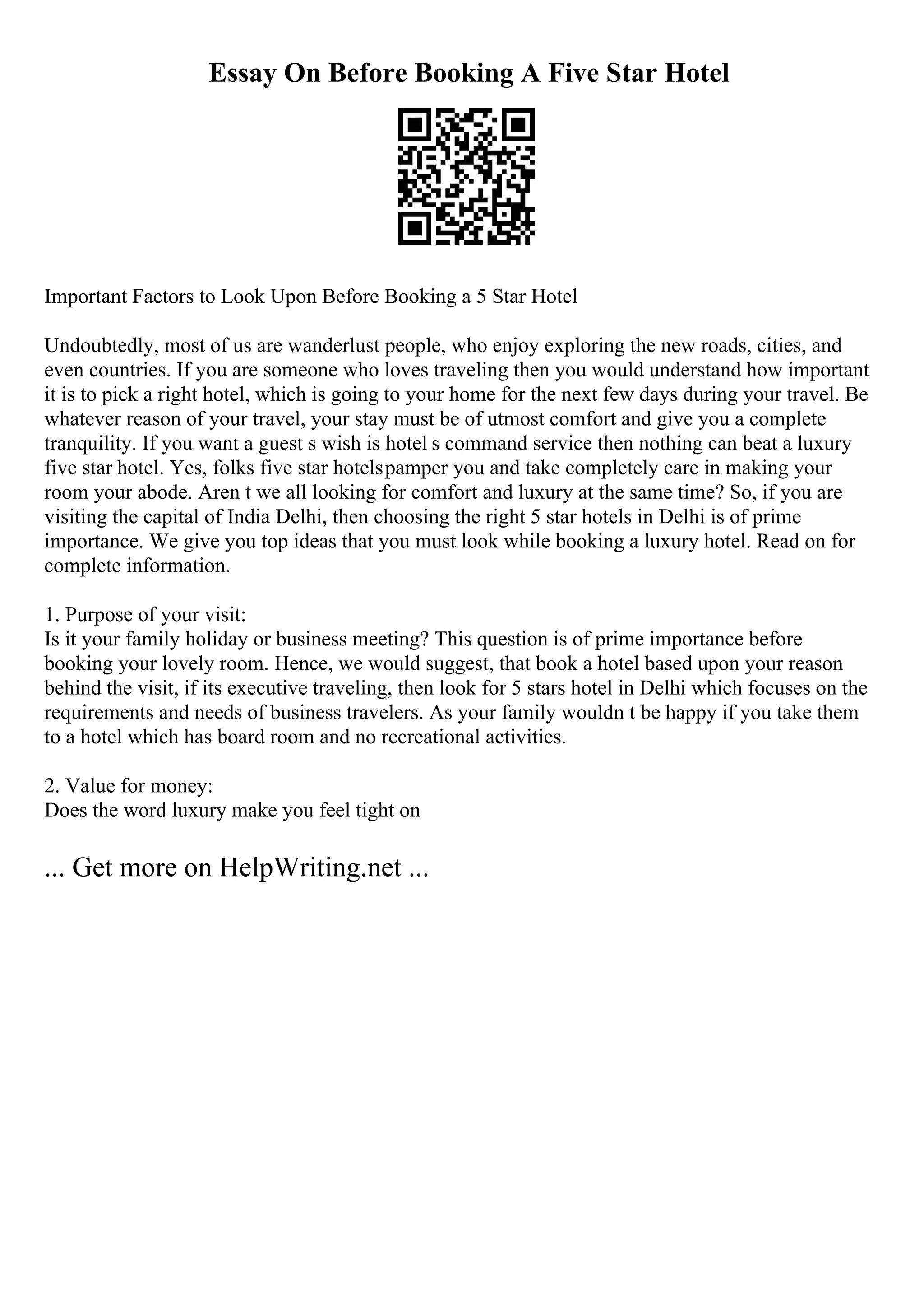Sample Essay Form 5 Report | PDF