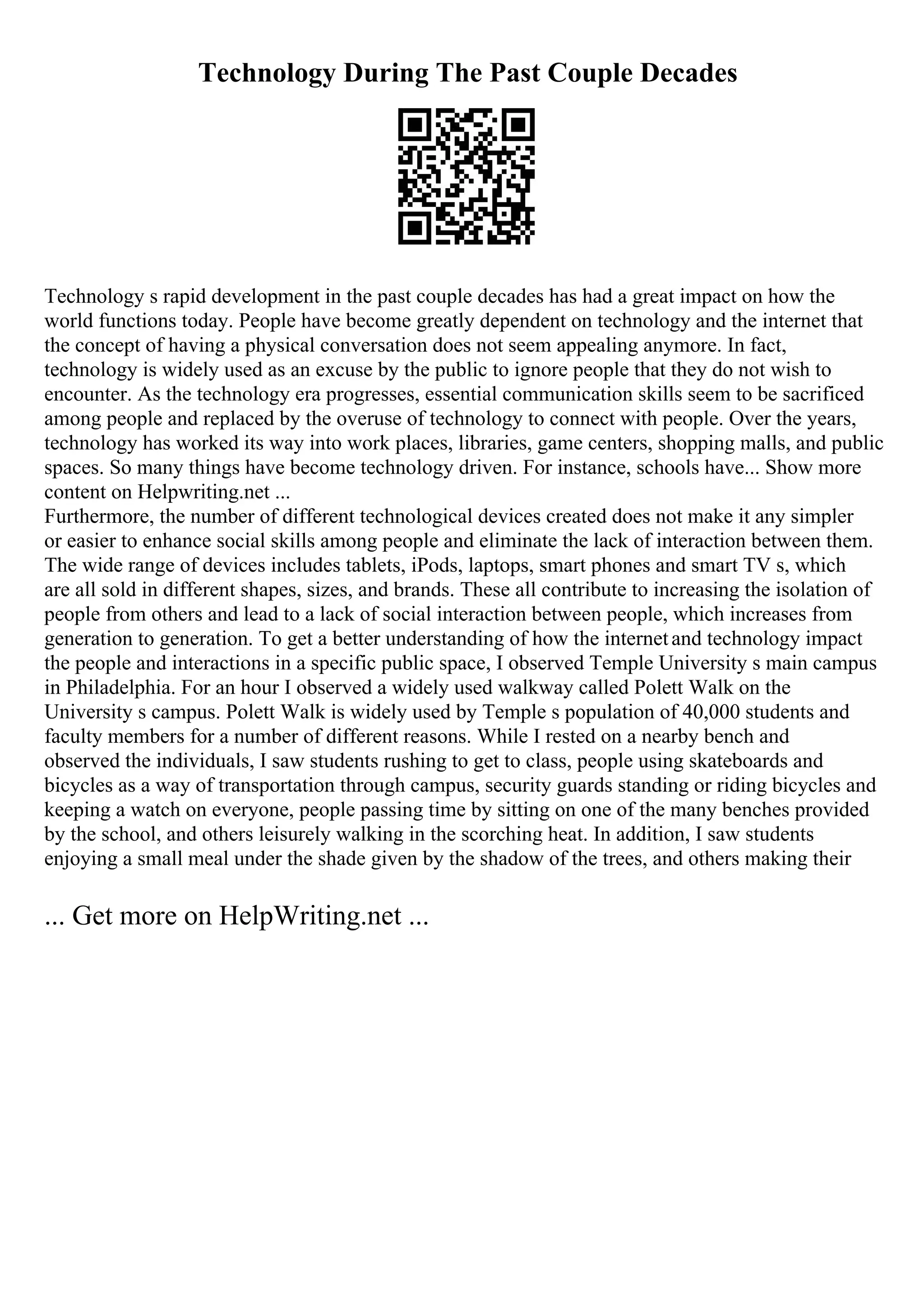 Sample Essay Ged Test | PDF