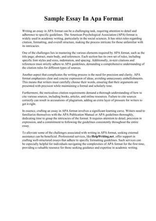 Sample Essay In Apa Format.pdf
