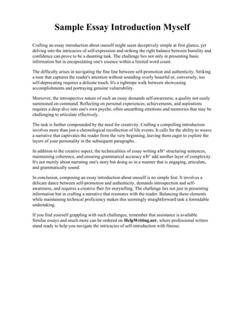 Sample Essay Introduction Myself.pdf