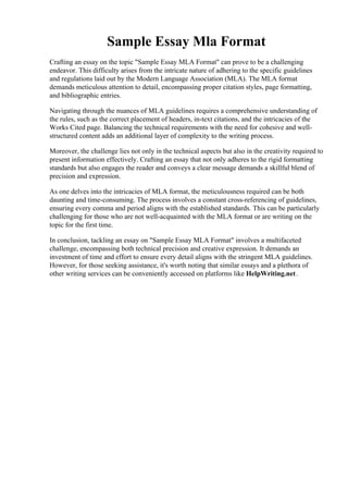 Sample Essay Mla Format.pdf