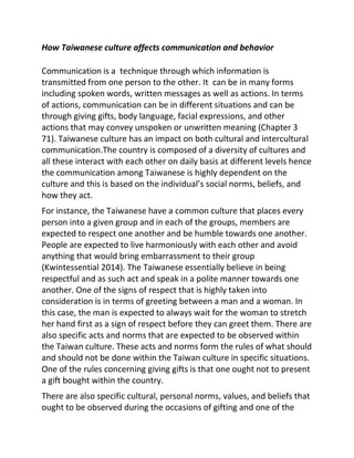 Sample essay on cultural identity | PDF