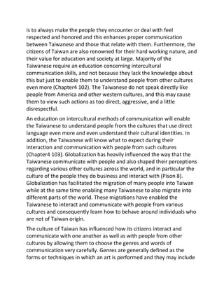 Sample essay on cultural identity | PDF