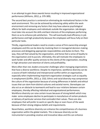Sample essay on organizational leadership | PDF