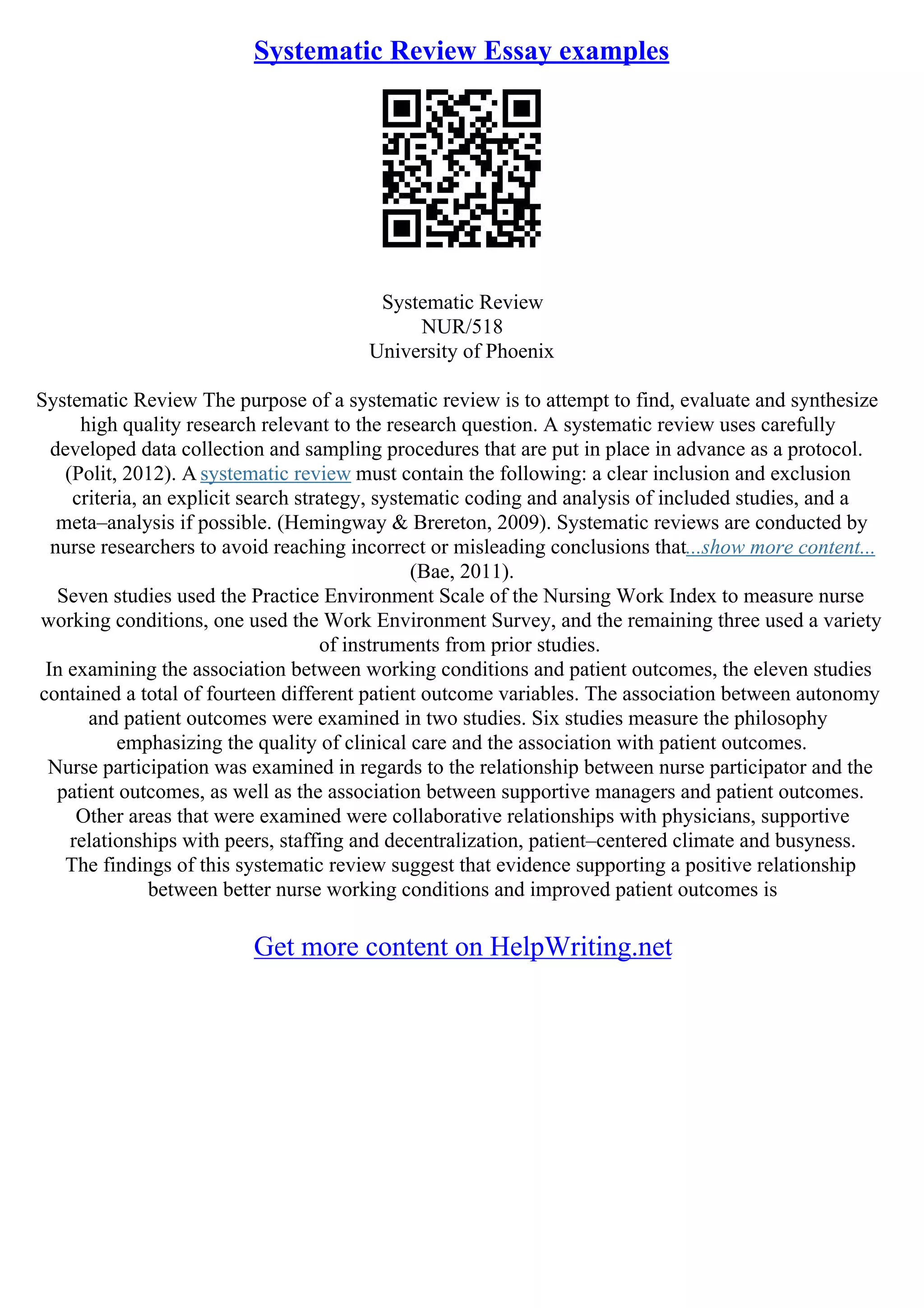 Sample Essay Paper | PDF