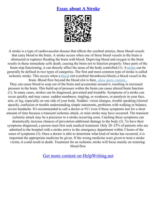 Sample Essay Paper | PDF