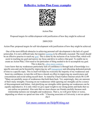 Sample Essay Plan | PDF