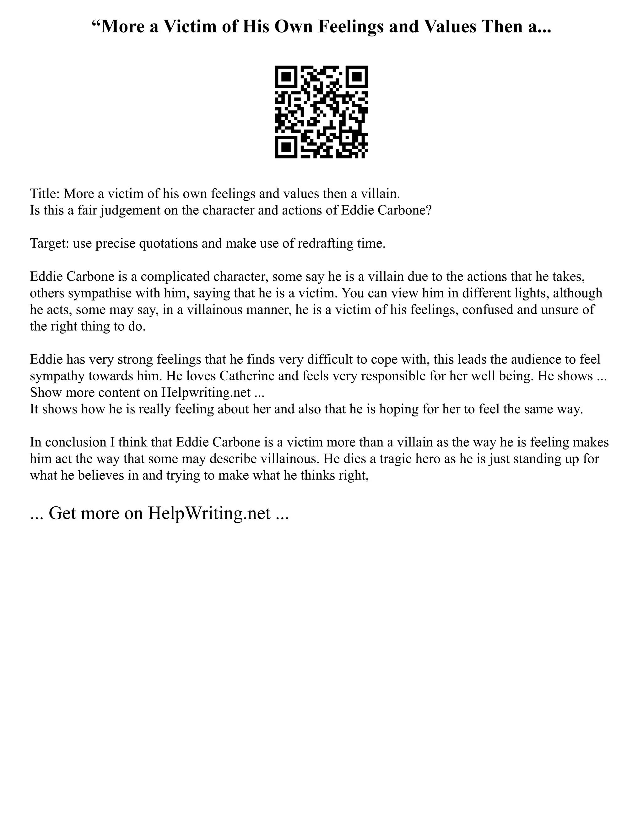 Sample Essays About Yourself - Yone | PDF