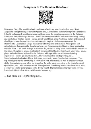 Sample Essays For Sixth Grade | PDF
