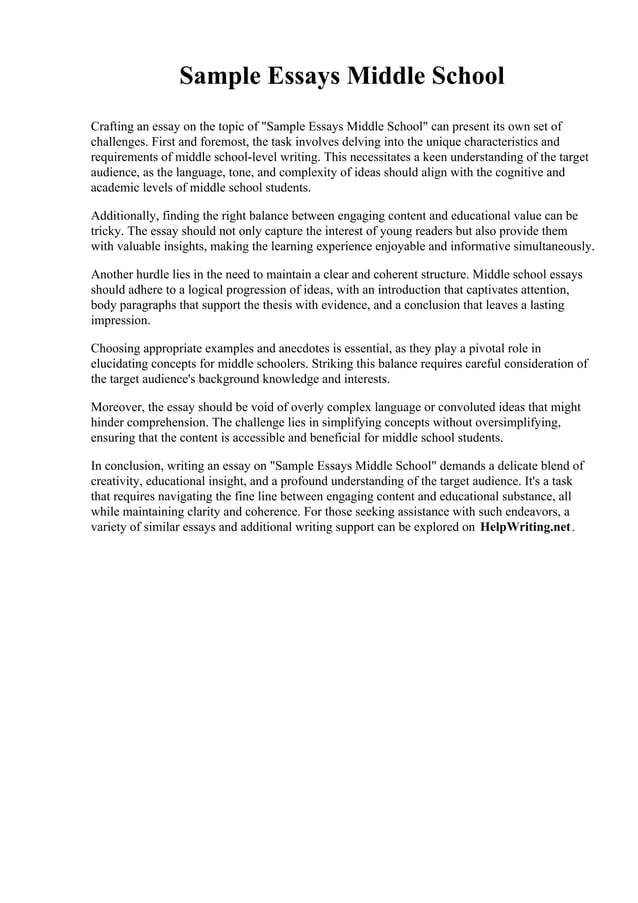 Sample Essays Middle School.pdf