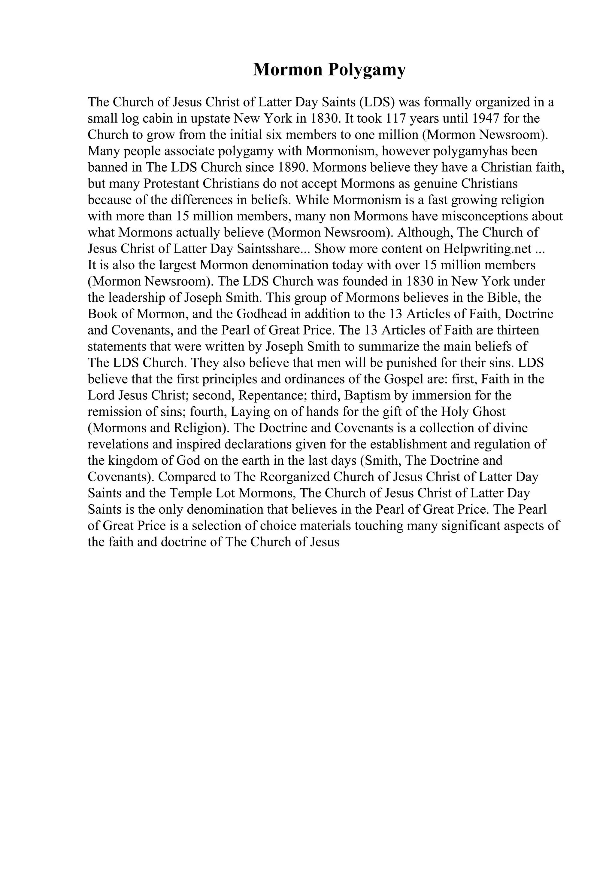 Sample Essays Middle School | PDF