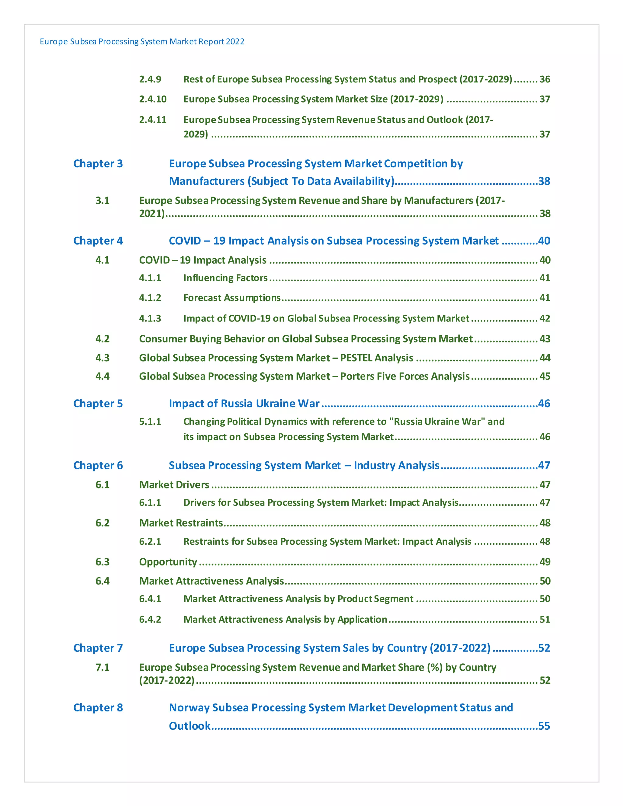 Sample Europe Subsea Processing | PDF