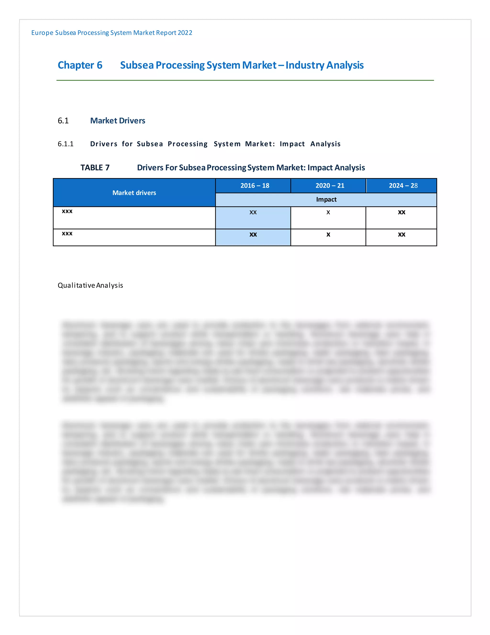 Sample Europe Subsea Processing | PDF