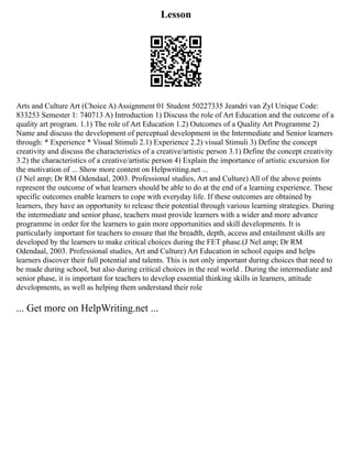 Sample Example Of Literature Review Outline | PDF