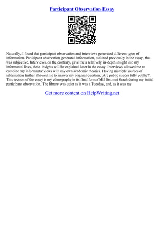 Sample Exploratory Essay | PDF