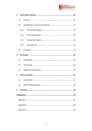 Sample feasibility study hotel | PDF