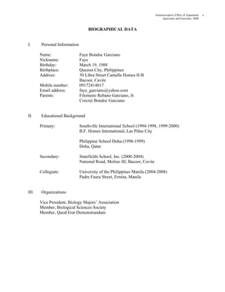 Sample final draft | PDF