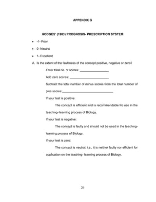 Sample format for appendices & bibliography | DOCX | Secondary ...