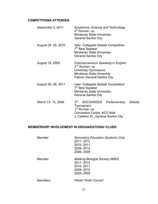 Sample format for appendices & bibliography | DOCX