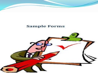 Sample forms | PPSX
