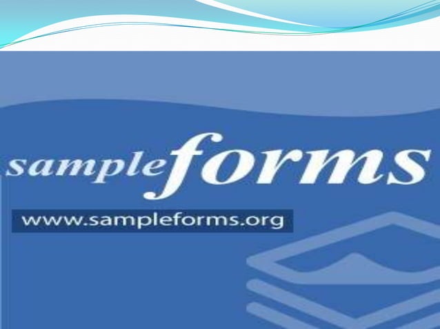 Sample forms | PPSX
