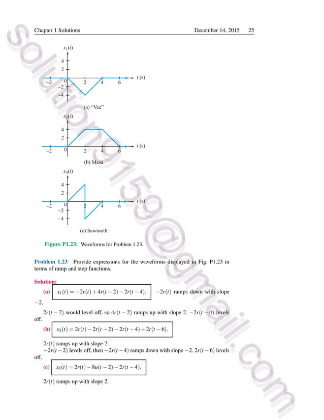 Solution Manual Engineering Signals and Systems by Ulaby & Yagle | PDF | Cameras and Camcorders ...