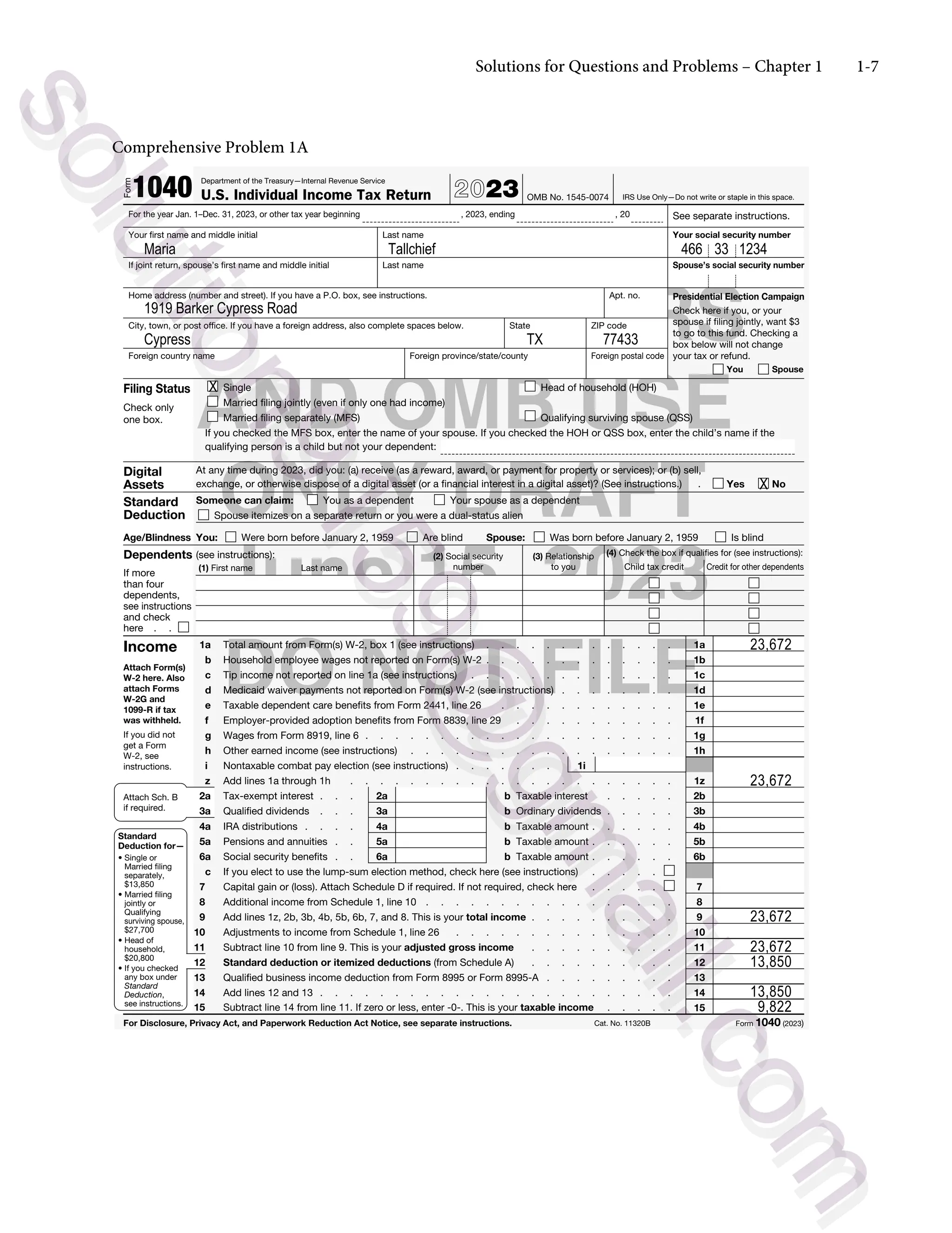 Sample for Solution Manual Income Tax Fundamentals 2024 42th Edition by Whittenburg and Gill.pdf