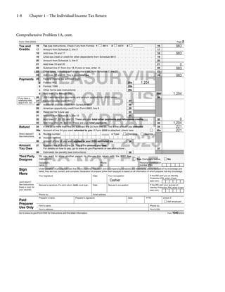 Sample for Solution Manual Income Tax Fundamentals 2024 42th Edition by ...