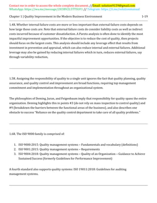 Sample for Solution Manual Introduction to Statistical Quality Control ...