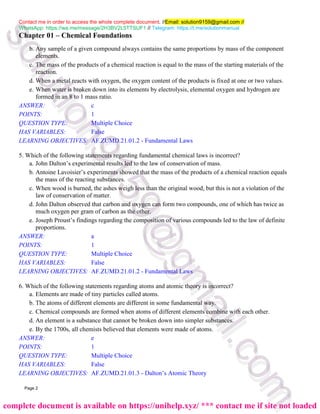 Test Bank Chemistry, An Atoms First Approach 3rd Edition by Zumdahl.pdf