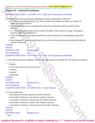 Test Bank Chemistry, An Atoms First Approach 3rd Edition by Zumdahl.pdf