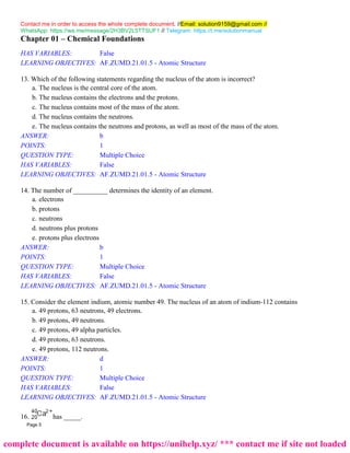 Test Bank Chemistry, An Atoms First Approach 3rd Edition by Zumdahl.pdf