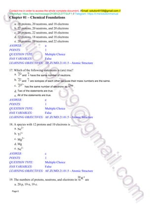 Test Bank Chemistry, An Atoms First Approach 3rd Edition by Zumdahl.pdf