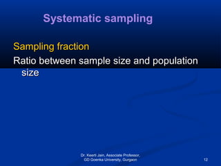 Sampling techniques and size | PPT