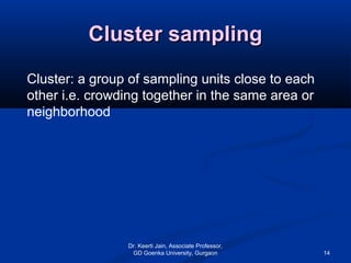 Sampling techniques and size | PPT