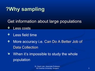 Sampling techniques and size | PPT