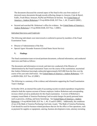 Sample FRAUD EXAMINATION REPORT by Brian Erbis | PDF