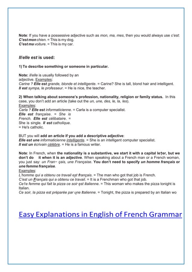 french made simple | PDF